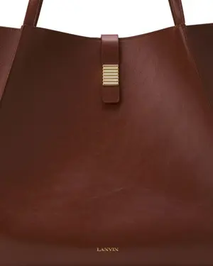 LANVIN Concerto Arpège Leather Tote Bag