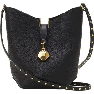LANVIN Catch Nano Leather Bucket Bag