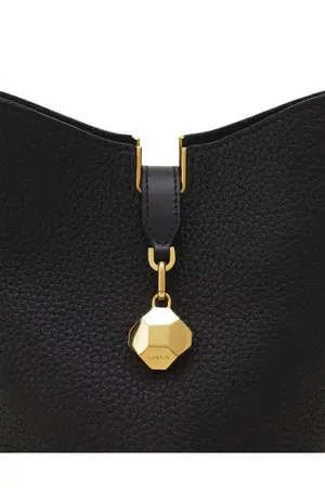 LANVIN Catch Nano Leather Bucket Bag