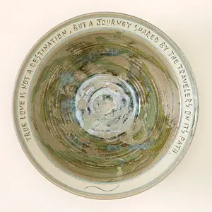 UNCOMMON GOODS Journey Of True Love Serving Bowl