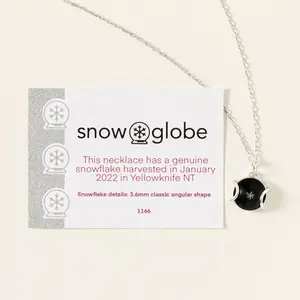 UNCOMMON GOODS Snowflake Pendant Necklace