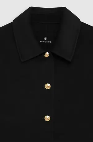 ANINE BING Luca Cashmere Blend Jacket - Black