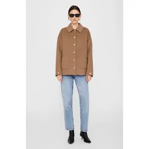 ANINE BING ANINE BING Luca Cashmere Blend Jacket Camel