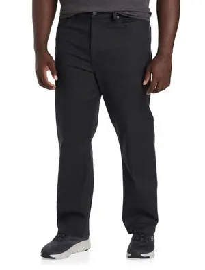 TRUE NATION BY DXL Loose-fit Stretch Jeans - Black