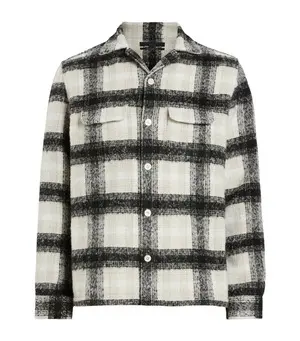 ALLSAINTS Check Lapse Shirt - Black