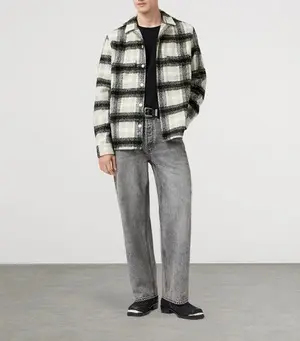 ALLSAINTS Check Lapse Shirt - Black