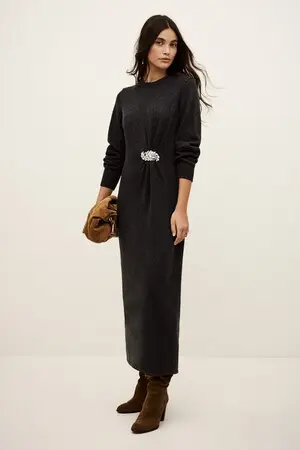 Ba&sh Cynthia Jersey Midi Dress