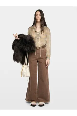 Zadig&Voltaire Eli Corduroy Wide Leg Pants