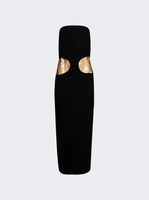 Christopher Esber Borough Strapless Gown - Black