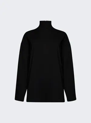 Wardrobe.NYC Opaque Lounge Top - Black