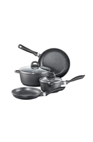 CUISINE::PRO® Stone™ 6-piece Cookware Set - Black
