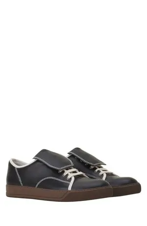 LANVIN Dbb1 Leather Tongue Sneakers