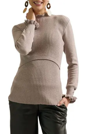 CACHE COEUR Dorothée Maternity & Nursing Sweater