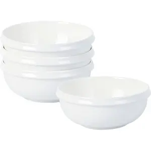 STONE + LAIN Verso Porcelain 4-piece Bowl Set - White