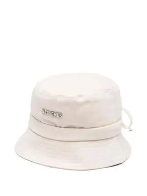 Jacquemus Hat With Self-tie Fastening - Beige
