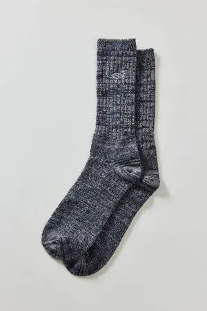 UGG Trey Ribbed Knit Crew Sock - Black