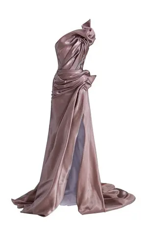 Maticevski Contentment Duchess Satin Gown - Pink