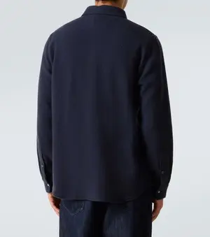 GOD'S TRUE CASHMERE Cashmere Shirt With Emerald - Blue