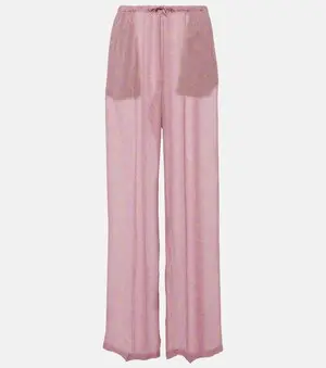 Dries Van Noten Printed Wide-leg Pants - Multicoloured