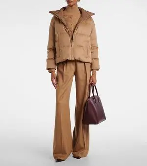 Max Mara Diego Reversible Camel Hair Down Jacket