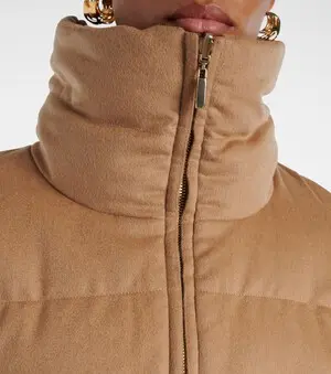 Max Mara Diego Reversible Camel Hair Down Jacket
