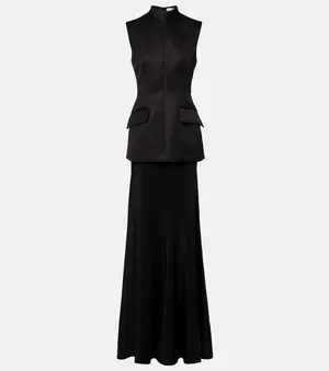 Sportmax Zip Up Evening Dresses