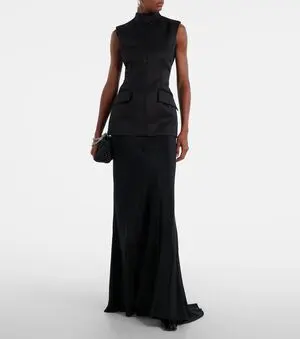 Sportmax Cilen Cotton-blend Gown