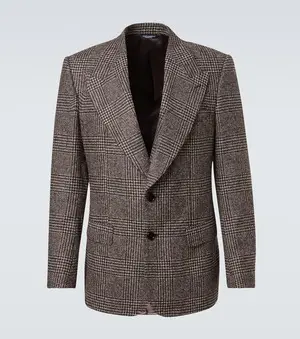 Dolce & Gabbana Checked Single-breasted Blazer - Brown