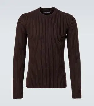 Dolce & Gabbana Ribbed Wool Top
