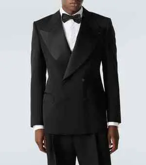 Dolce & Gabbana Wool And Silk-blend Tuxedo Jacket