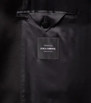 Dolce & Gabbana Wool And Silk-blend Tuxedo Jacket