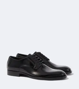 Dolce & Gabbana Leather Derby Shoes - Black