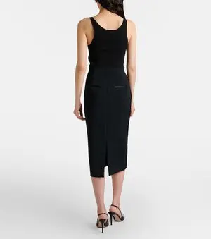 Max Mara Pece Crêpe Pencil Skirt