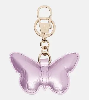 Gucci Butterfly Leather Bag Charm