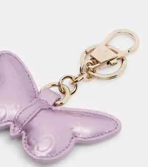 Gucci Butterfly Leather Bag Charm