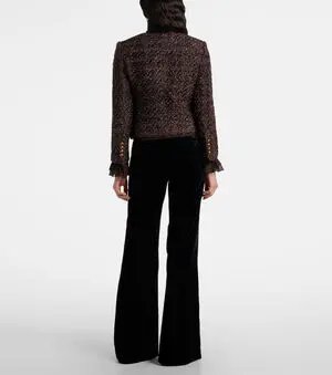 Veronica Beard Audrina Metallic Tweed Jacket
