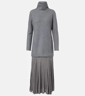 XU ZHI Turtleneck Maxi Dress