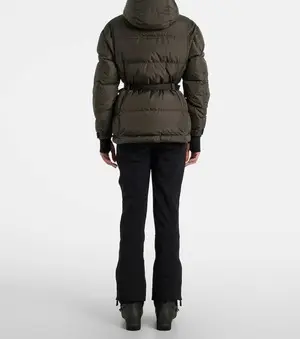 Moncler Salastrains Belted Down Ski Jacket