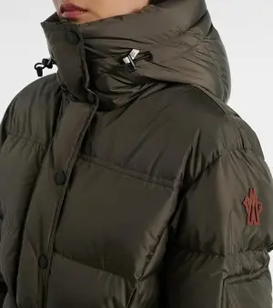 Moncler Salastrains Belted Down Ski Jacket