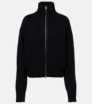 Extreme Cashmere N°438 Xtra Fab Zip-up Sweater - Black