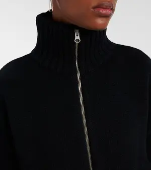 Extreme Cashmere N°438 Xtra Fab Zip-up Sweater - Black