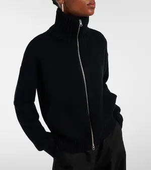 Extreme Cashmere N°438 Xtra Fab Zip-up Sweater - Black