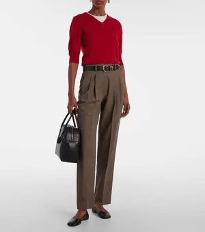 Extreme Cashmere Mel Cashmere Top - Red