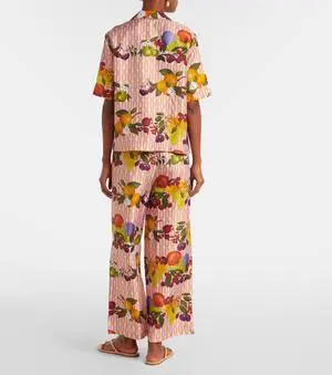 ERES Cherry Printed Silk Twill Shirt - Multicoloured