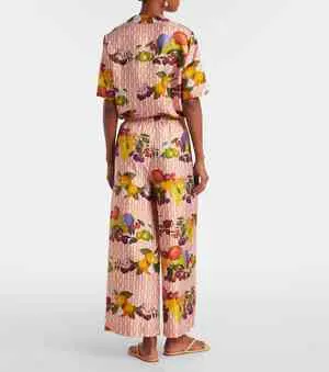 ERES Cannelle Silk Twill Wide-leg Pants