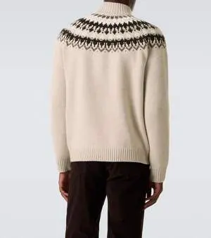 Arch4 Mr. Saint Gervais Cashmere Half-zip Sweater - Beige