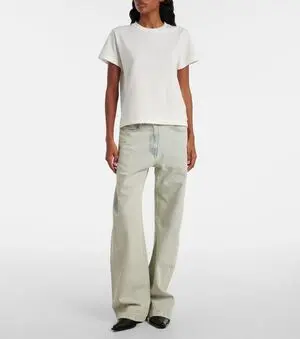 Calvin Klein Marta Cotton Jersey T-shirt - White