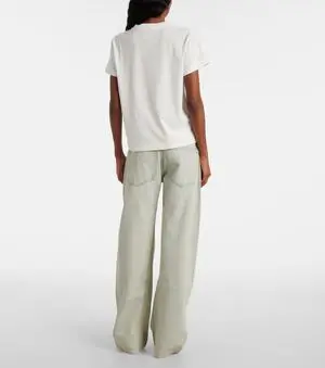 Calvin Klein Marta Cotton Jersey T-shirt - White
