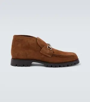 Gucci Round Toe Boots For Men