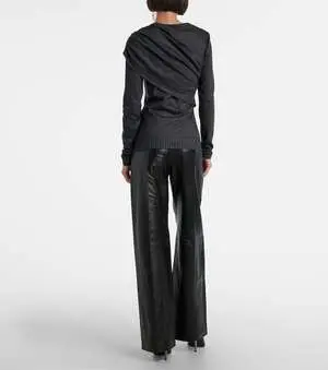 Isabel Marant Étoile Asna Chalk Stripe Wool And Cotton Top